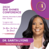 She Shines Conference – She Rises!